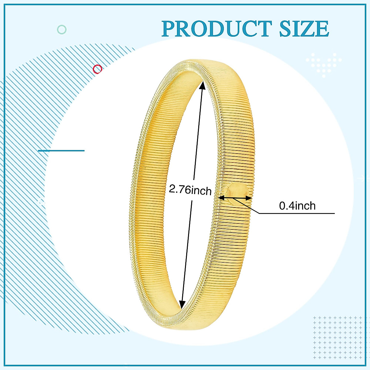 6 Pcs Anti Slip Armbands Elastic Shirt Sleeve Holders for Women Men Metal Arm Band Stretch Garters, 3 Pairs Black Gold Silver Mix Summer Gifts