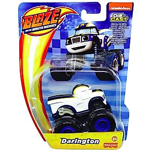 DieCast Nickelodeon Blaze and The Monster Machines Darington (White) 1:64 Scale