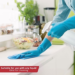 SPRAYZ Large 16oz Spray Bottles For Cleaning and Gardening, Plants, Water, Durable Trigger Sprayer, Refillable, Natural HDPE Plastic Bottle (2-Pack)