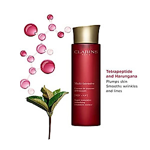 Clarins Super Restorative Treatment Essence | Anti-Aging Face Lotion For Mature Skin Weakened By Hormonal Changes | Visibly Smoothes, Refines Pores, Softens Skin and Restores Radiance | 6.7 Fl Oz