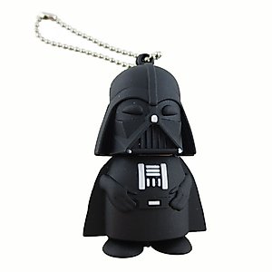 Trustbuy Cartoon Star Wars Darth Vader Shape USB Flash Drive Practical Gift - 8GB