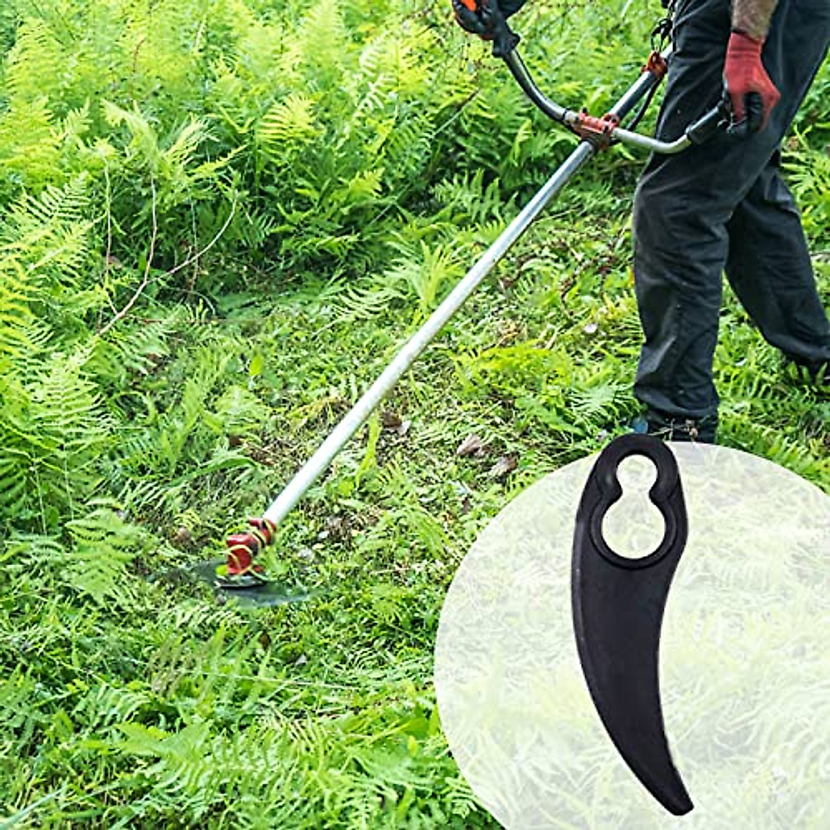 Car Set Cutting Accessories Mowing Lawn Plastic Lawn Mower Black Mower Patio Lawn & Garden Caulk Trim (Black, One Size)