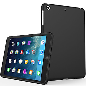 Case for iPad Mini/Mini 2 / Mini 3, Slim Design Matte TPU Rubber Soft Skin Silicone Protective Case Cover for Apple iPad Mini 1 / Mini 2 / Mini 3,Black