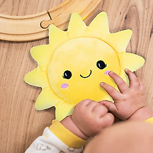 KINREX Yellow Fun Sun Plush Stuffed Toy - Kid Stuffed Star Toy - Measures 7" – 17.8 cm.