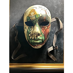 Harlequin Framed Wall Mask