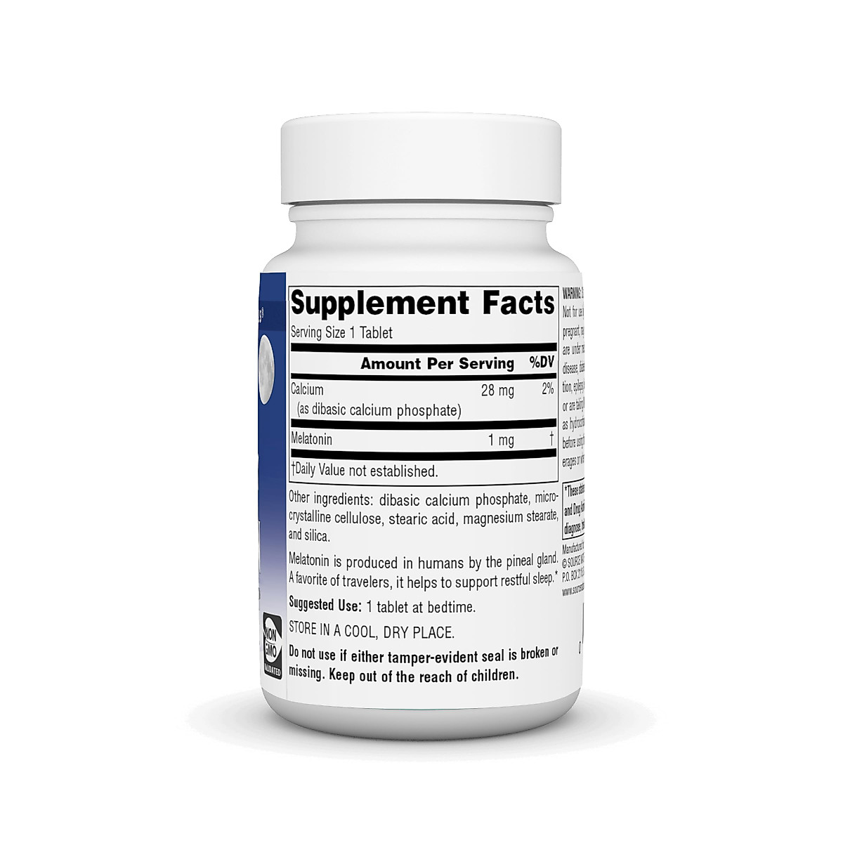 Source Naturals Melatonin 1 mg - 200 Tablets