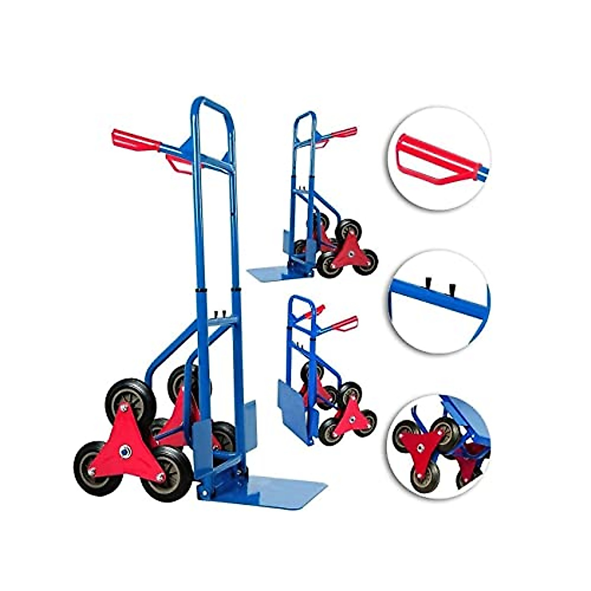 Generic Hand Trucks Luggage Cart Platform Trucks, Carts with Wheels Moving, Stands Platform Trucks, Load Capacity 440 Lbs