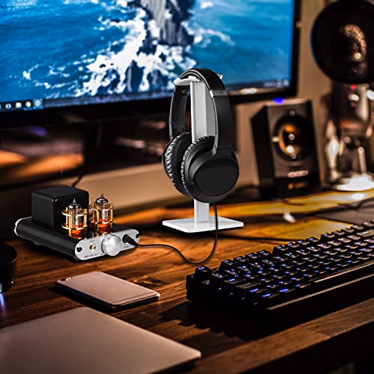 Vacuum Tube Headphone Amplifier Bluetooth 5.0 Receiver USB DAC