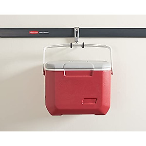 Rubbermaid FastTrack Cooler Hook, Garage Organization and Storage, Heavy Duty, Durable Locking Fit, Storage for Coolers, Cords, Ropes, Small Hoses