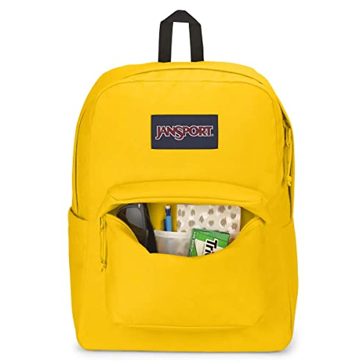 JanSport Superbreak Backpack - Durable, Lightweight Premium Backpack, Lemon