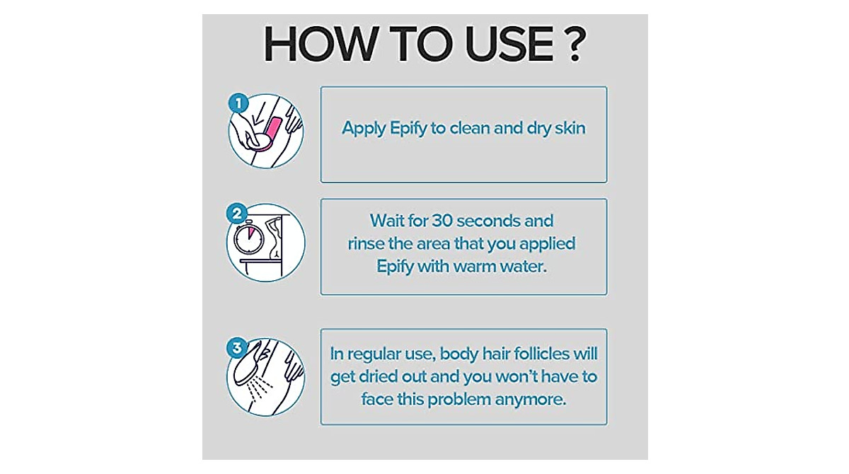 Epify Hair Removal Cream for Men & Women - Long-Lasting Smooth Skin
