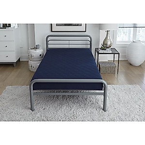 Dorel Home 6 inchTwin Quilted Mattress, Blue
