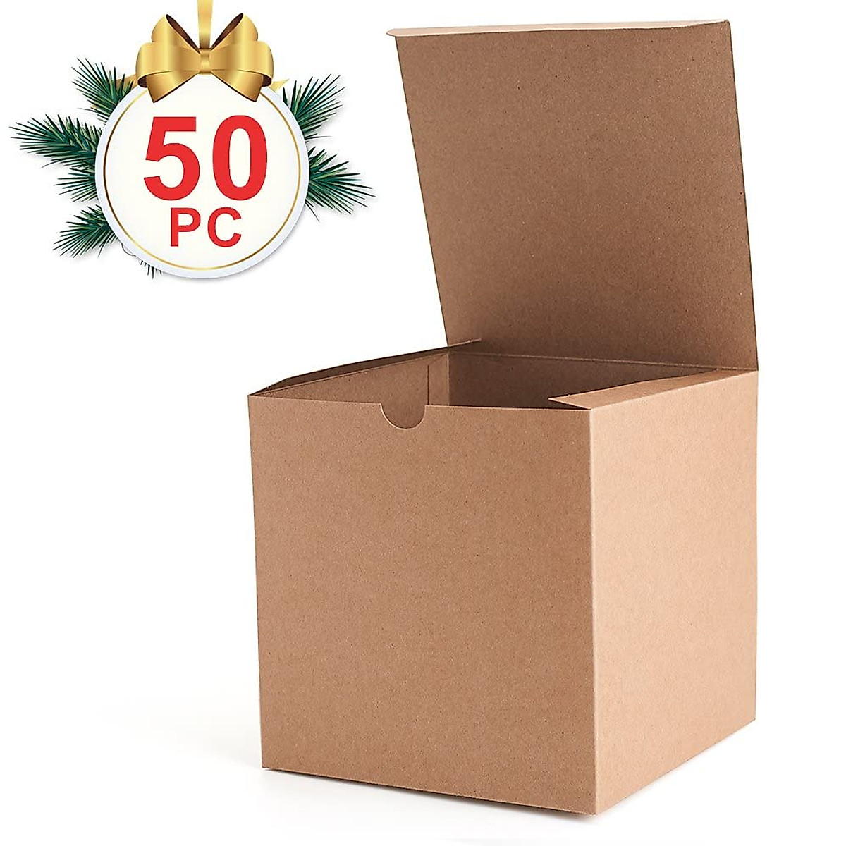 MESHA Kraft Gift Box 9x4.5x4.5 Inch Gift Boxes with Lids, Gift Box for Bridesmaid Proposal, Groomsmen Proposal, Birthday Gift, Christmas Presents, Party Favor, Wedding Favor, 10 Pack