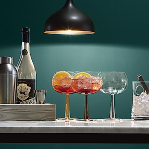 LSA Interntional Gin Balloon Glass, 14.2 fl oz, Platinum