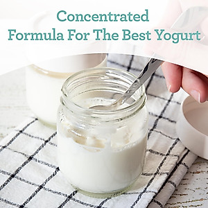 Euro Cuisine RI1020 All Natural Yogurt Culture Starter – Perfect for Dairy Free, Whole Milk, Protein Yogurt – Probiotic Yogurt Pouches for Smooth, Creamy Homemade Yogurt