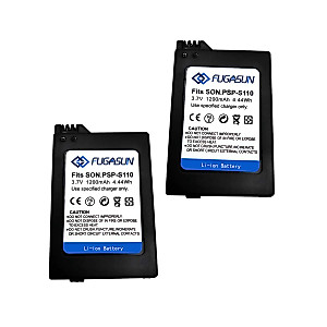 2 pcs 1200 mAH PSP-S110 Battery PSP S110 Battery for Sony Playstation PSP2000 PSP2001 PSP2003 PSP2004 PSP3000 PSP3001 PSP3003 PSP3004 (2 pcs/Lot)