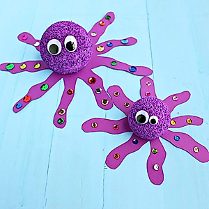 DECORA 6mm Round Wiggly Toy Eye with Self-adhesive 1000 Pieces