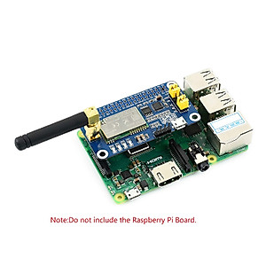 SX1262 LoRa HAT for Raspberry Pi Series Boards 915MHz Frequency Band,Support Data Transmission up to 5km,Wake on Radio,Wireless Config, Carrier Sensing, Communication Key
