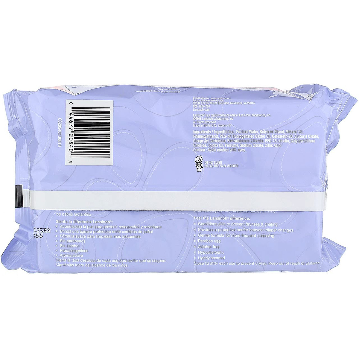 Lanisinoh Clean and Conditioning Cloth Baby Wipes 80 Count (6 Pack)