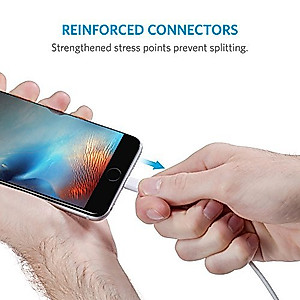 [3 Pack: 3ft/6ft/10ft] Anker Powerline Lightning Cable Apple MFi Certified - Lightning Cables for iPhone Xs/XS Max/XR/X / 8/8 Plus / 7/7 Plus / 6 / 6s, iPad Mini / 4/3 / 2, iPad Pro Air 2