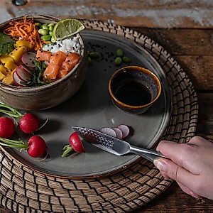 Paring Knife Monaco+ Small Kitchen Knife Stainless Steel Fruit Knife with Ergonomic Handle - Ultra Sharp Professional Durable Kitchen Knife