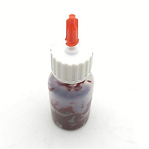 XMASIR Multi Purpose Precision Applicator Set 1 Oz. Henna Bottles Kit with Caps and Needle Tips Sizes (4 Bottles 16 Tips)