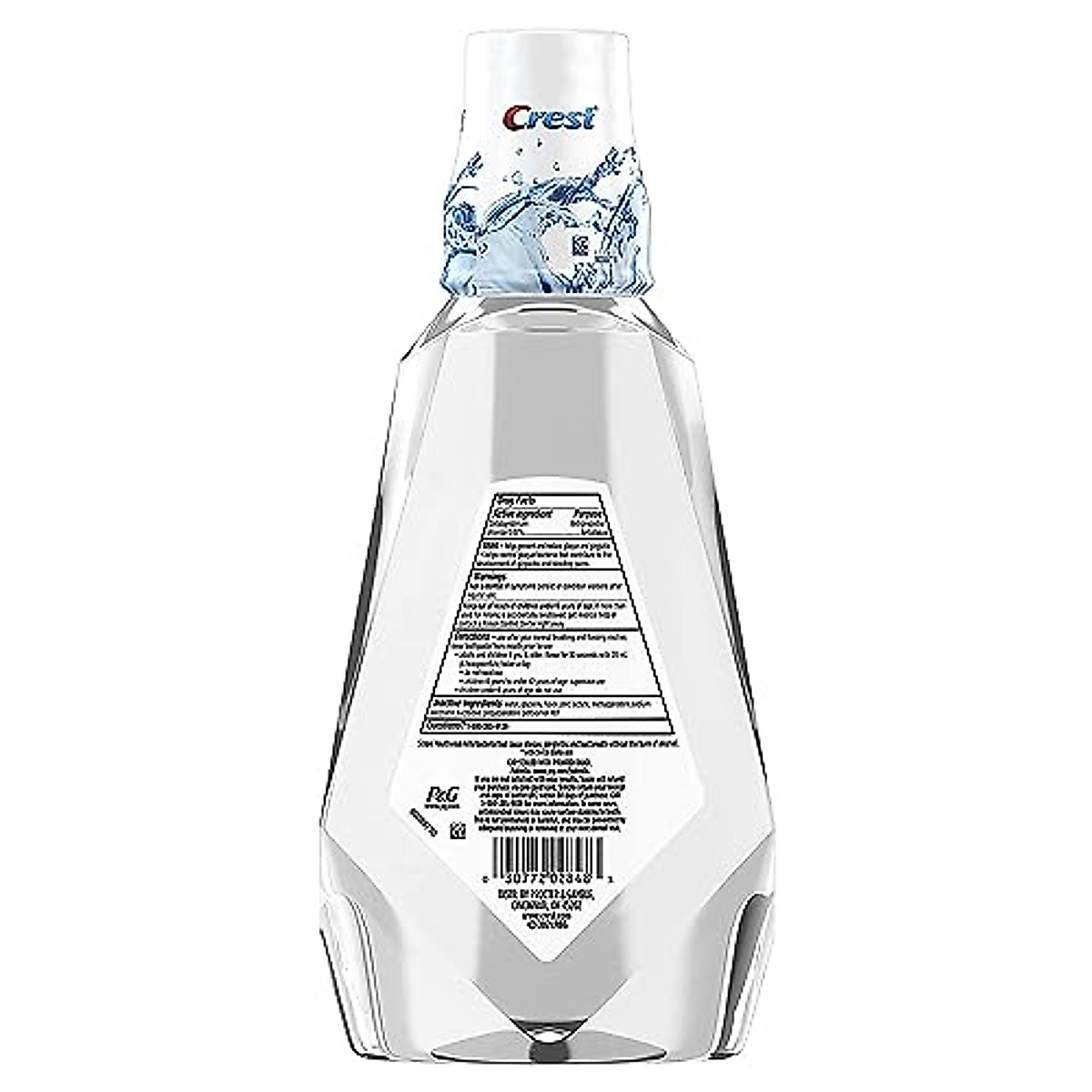 Crest Scope All Day Mouthwash, Alcohol Free, Clean Mint, Mild Flavor, 1L (33.8 fl oz)