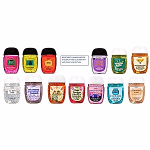 Bath and Body Works Anti-Bacterial Hand Gel 10-Pack PocketBac Sanitizers, Assorted Scents, 1 fl oz each