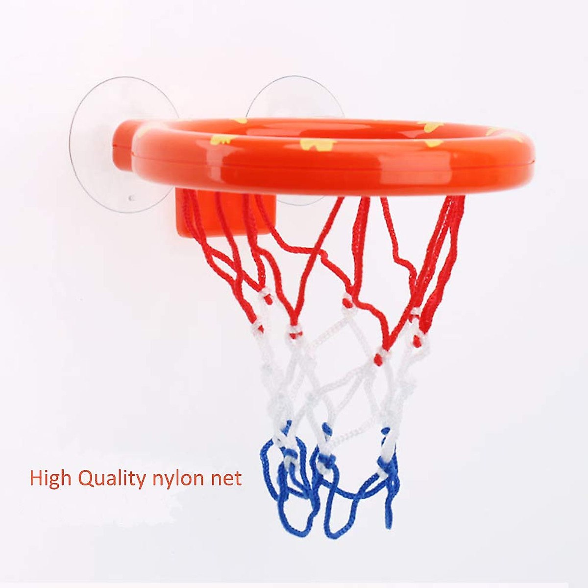Deerbb Baby Bath Toys Basketball Hoop & Mini Balls Set for Toddlers Boys Girls, Bathtub Playsets for Kids 1 Years Old+
