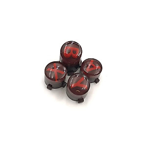 A B X Y Button Replacement ABXY Key Buttons for Xbox One Xbox One X S Slim for Xbox One Elite Bullet Buttons (K-zhan zheng Hong)