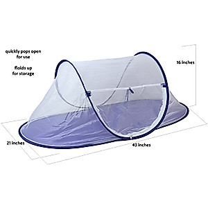 Iconikal Jumbo Folding Mesh Wind-Resistant Food Tent, 43 x 21-Inches, 2-Pack