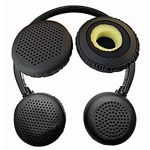 Maintenance Substitute Ear Pads Compatible with JVC HA-S20BT AHT-S28BT HA-S22W HA-S23W HA-S24W Headset Replacement Cushion (Black)