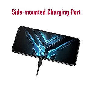 Asus ROG Phone 5s - 6.78” FHD+ 2448x1080 HDR 144Hz- 6000mAh Battery - 64MP/13MP/5MP Triple Camera with 24MP Front Camera – 16GB RAM -512GB Storage -5G LTE Unlocked Dual SIM Cell Phone - Phantom Black