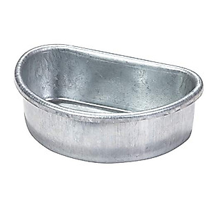 Pet Lodge® Galvanized Cage Cups | Feeder & Waterer for Small Animals | Clips Inside of Cage | Bunny Cage Cup | 1/2 Pint