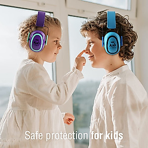 GREEN DEVIL Kids/Toddler Ear Protection Safety Ear Muffs Design For Age 3-16 Noise Cancelling Headphones SNR 27.4dB Kids Hearing Protection Earmuffs Sensory Headphones for Autism Kids