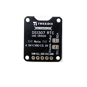 Treedix 2PCS DS1307 Real Time Clock RTC Breakout Board 5V Time Clock Compatible with Arduino