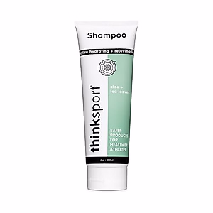 Thinksport Shampoo For Men & Women, All Ages | EWG Verified, Paraben-Free, Phthalate-Free | Clean, Nourishing, Moisturizing, Hydrating, For Hair & Body - Aloe & Tea Leaves, 8oz, 236.6 ML (TUSHAMPSAT)