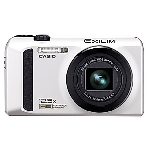 Casio High Speed Exilim Ex-zr100 Digital Camera White Ex-zr100we