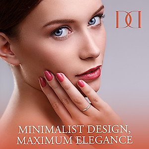 MINDDHA Sterling Silver Rings - High Polish Rings for Women, Men - Plain Dome Silver Ring - Wedding Band - Christmas, Valentines, Birthday, Mothers Day - 2mm Band Size 8