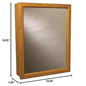 Zenith K16, Swing Door Medicine Cabinet, Oak