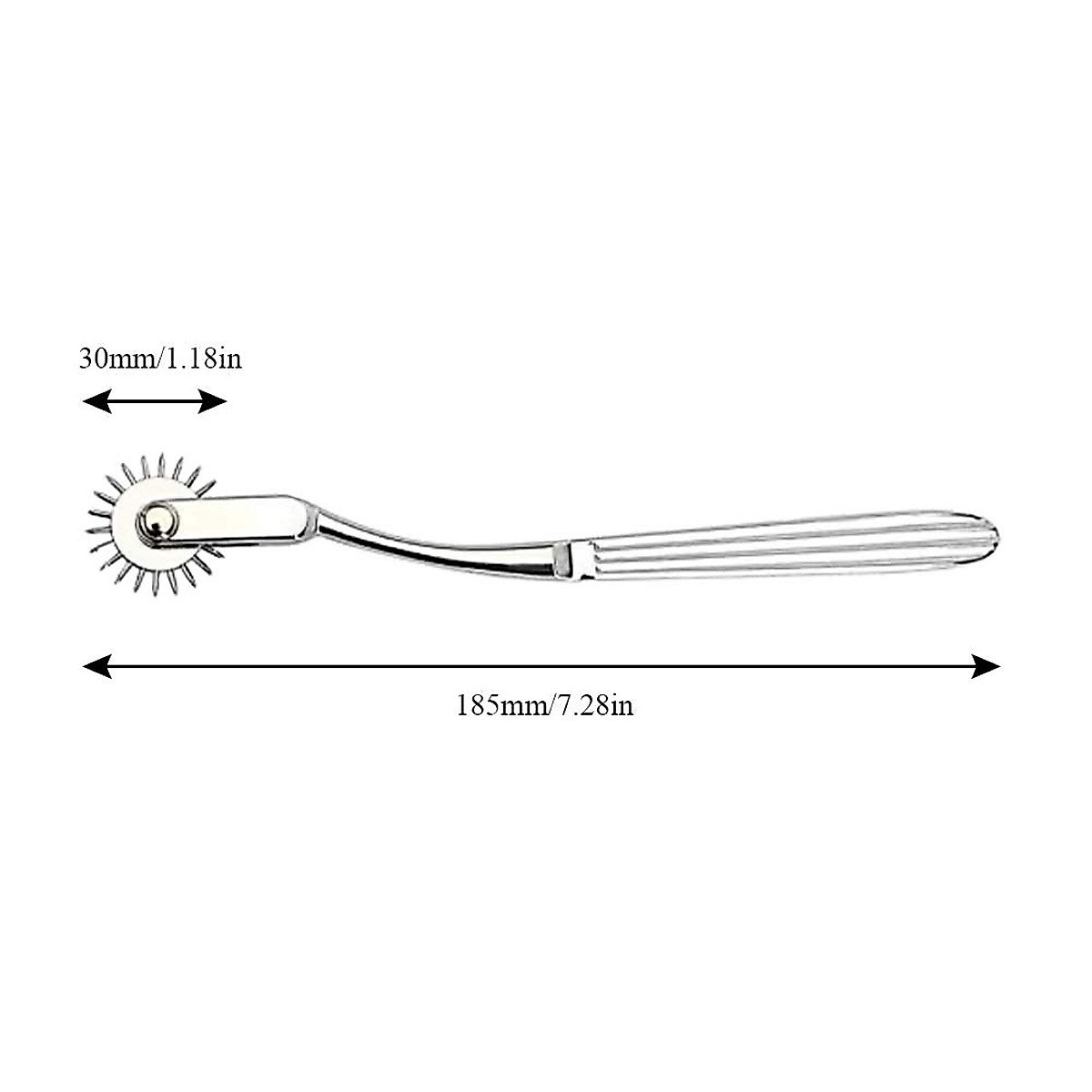 Wartenburg Neuro Pinwheel Stainless Steel Diagnostic Instrument Pinwheel Pin Wheel Gear Roller Rolling for Testing Nerve Sensitivity. 1 Round