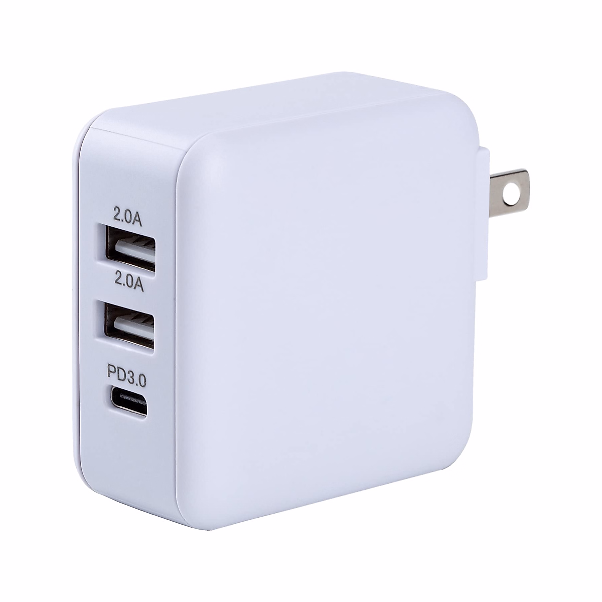 USB C Charger, 40W 3-Port Foldable Fast Charger PD Power Multiport Adapter Block for iPad, iPhone 15/14/13/12/11 Max Mini, Pixel Samsung Galaxy,Tablet, MacBook and More…