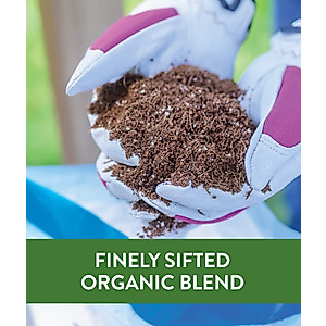 Apollo Exports International 24" Adjustable Railing Planter, Black and Burpee, 9 Quarts | Premium Organic Potting Natural Soil Mix