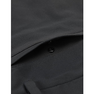 CRZ YOGA Men's All Day Comfy Golf Shorts - 7" Stretch Lightweight Casual Work Flat Front Shorts with Pockets Ink Gray 34