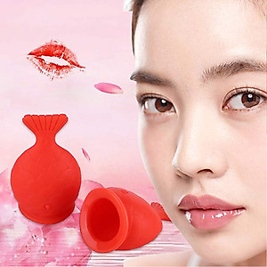 Lips Enhancer Plumper Device Lips Silicone Fish Shape Natural Pout Mouth Tool Sexy Lip Mouth Lip Plumper Device Lip Filler Beauty Pump