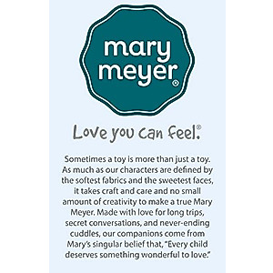 Mary Meyer Soft Baby Rattle with Soothing Teether Ring, 6-Inches, parky Puppy