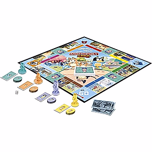 Monopoly Junior: Bluey Edition Board Game for Kids Ages 5+, Play as Bluey, Bingo, Mum, and Dad, Features Artwork from The Animated Series (Amazon Exclusive)