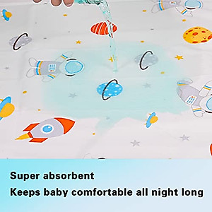 Baby Portable Changing Pad Waterproof Diaper Changing Mat Travel 3 Pack Washable Mattress Pad Reusable Under Pads Changing Pad Liners 22" x 27.5"