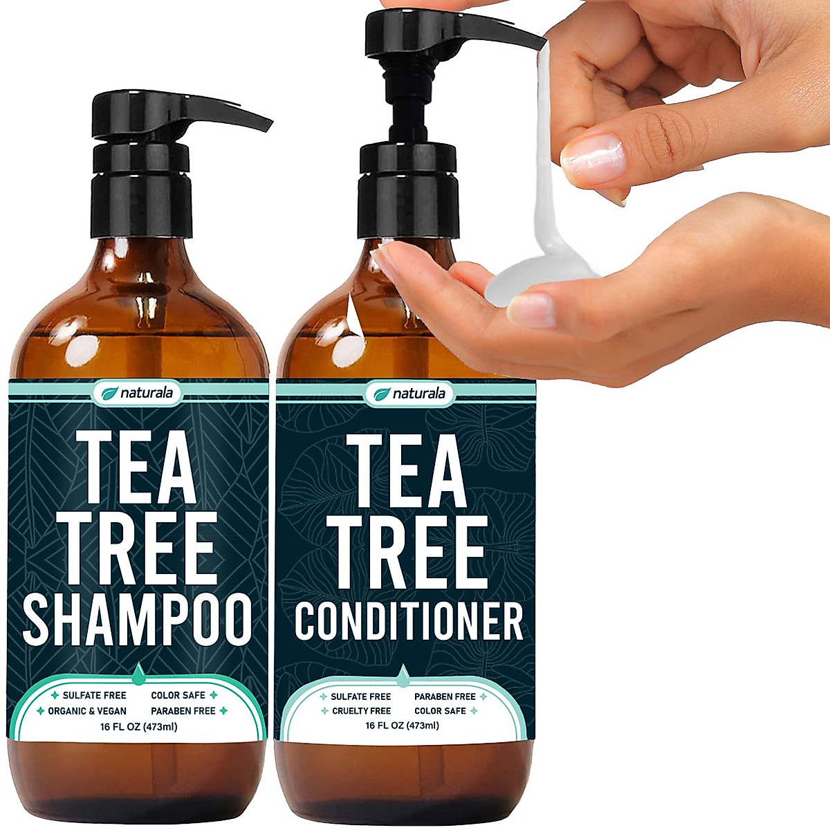 NATURALA Tea Tree Shampoo and Conditioner Set
