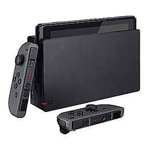 eXtremeRate Firefly LED Tuning Kit for Nintendo Switch Joycons Dock NS Joycon SL SR Buttons Ribbon Flex Cable Indicate Power LED - Red (Joycons Dock NOT Included)